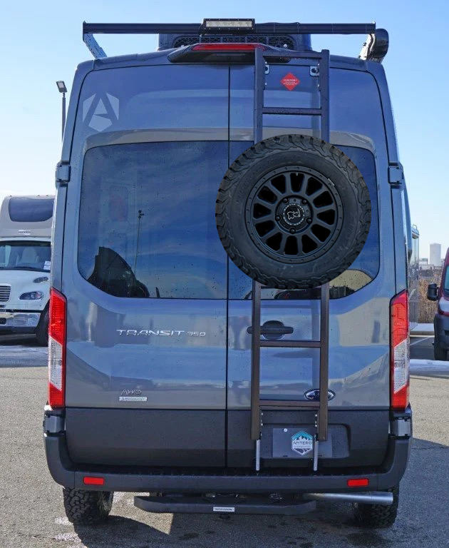 Ford Transit Spare Tire Rack - Juggernaut USA