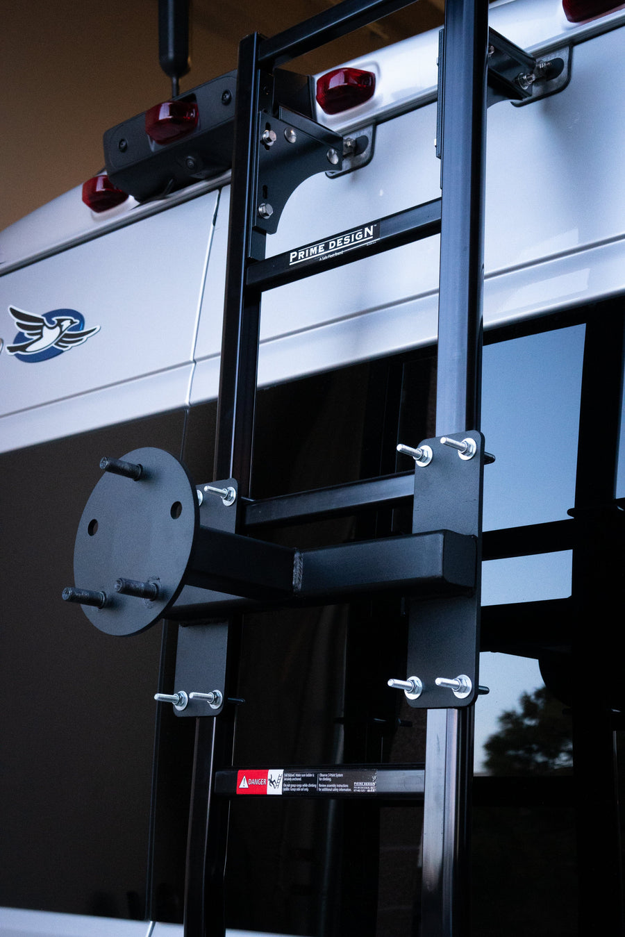 Promaster Rear Spare Tire Rack for Prime Designs Ladder - Juggernaut USA